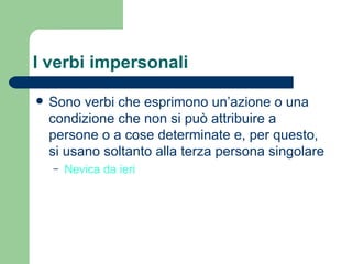Forma Impersonale | PPT