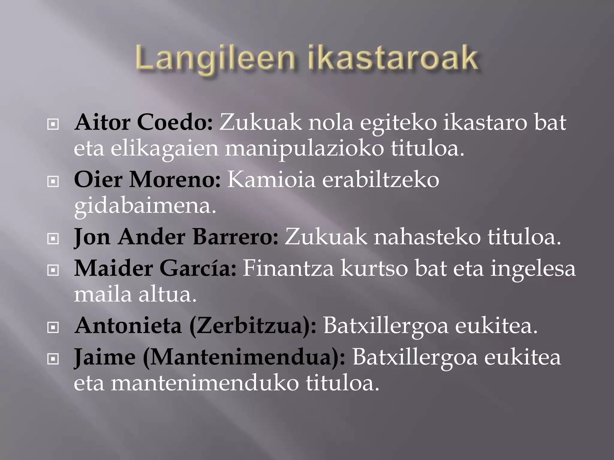 Formakuntza plana | PPTX