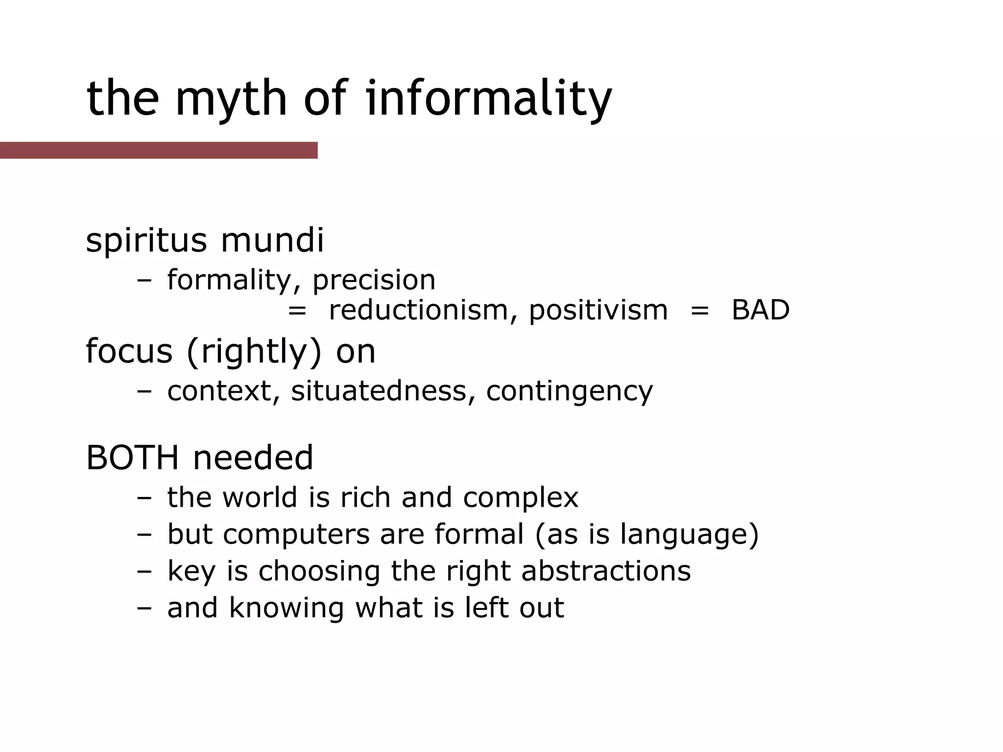 Formal 1 – Introduction | PPT