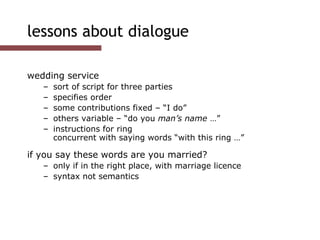 Formal 5 – Dialogue models – what to do when | PPTX