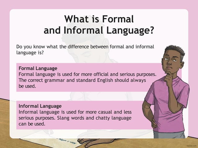Formal-and-Informal-Language-PPT.pptx | Children\'s Games and Toys ...