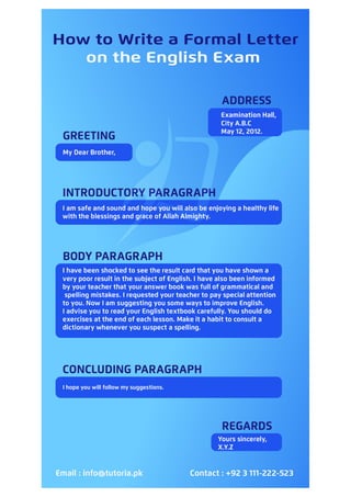 How to Write a Formal Letter on the English Exam | PDF