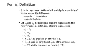 Formal-Relational-Query-Languages.ppt for education | PPT