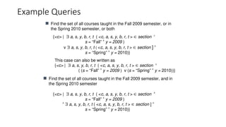 Formal-Relational-Query-Languages.ppt for education | PPT