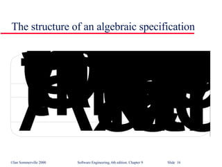 Formal Specification in Software Engineering SE9 | PPT