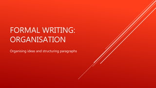 Formal writing | PPTX