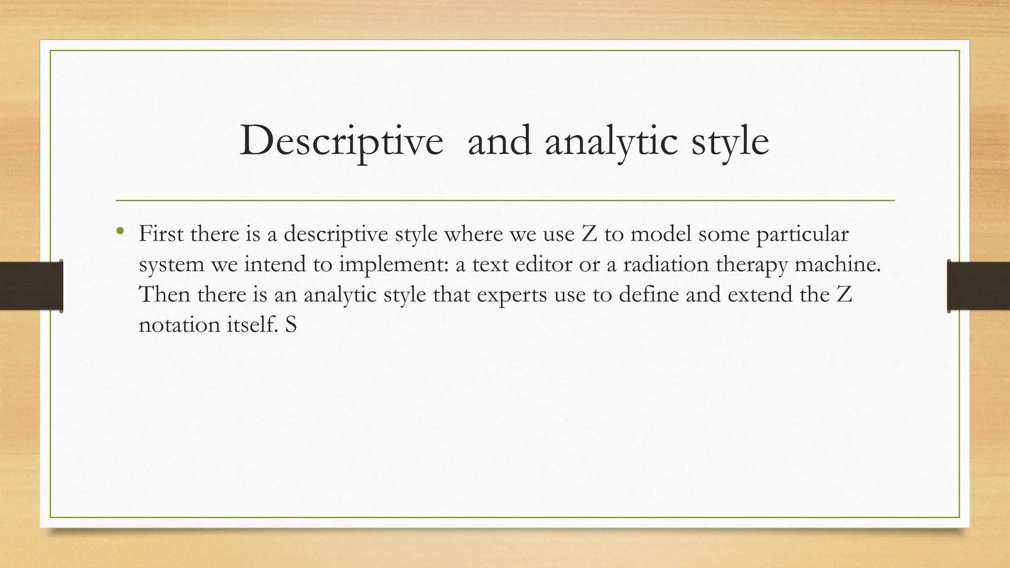 Formal methods in software engineering course lecture 2 | PPTX