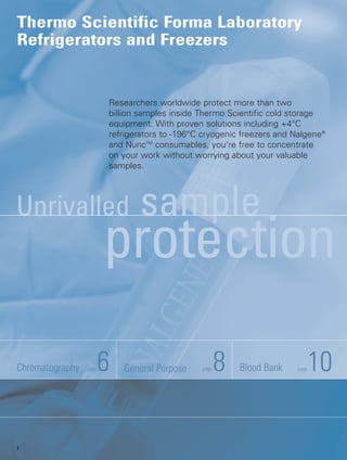 Refrigeradoras para laboratorio | PDF