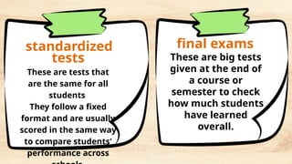 FORMAL AND INFORMAL ASSESSMENT presentation. | PPTX