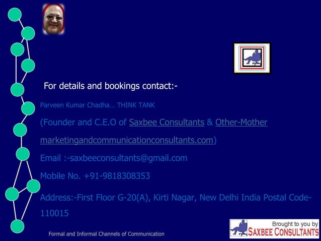 Formal and informal channels of communication | PPTX | Computer Networking | Computing
