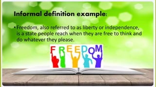 FORMAL AND INFORMAL DEFINITION OF WORDS.pptx