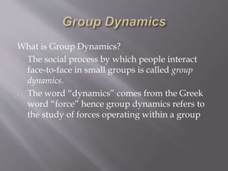Formal and informal groups | PPTX