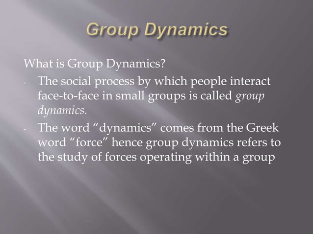 Formal and informal groups | PPTX