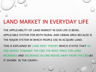 Formal and informal land market | PPTX