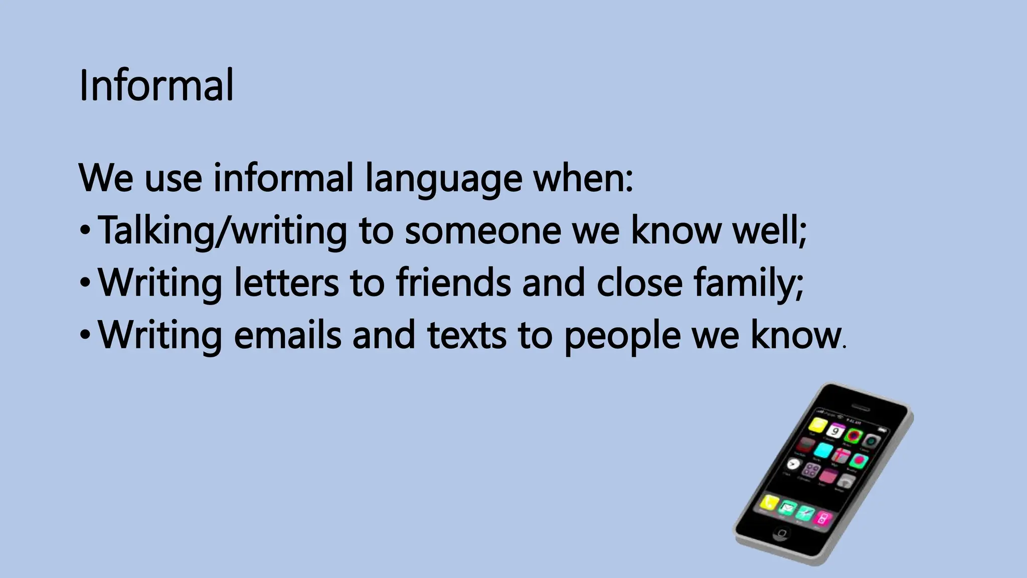 Formal and Informal Language Uses British .pptx