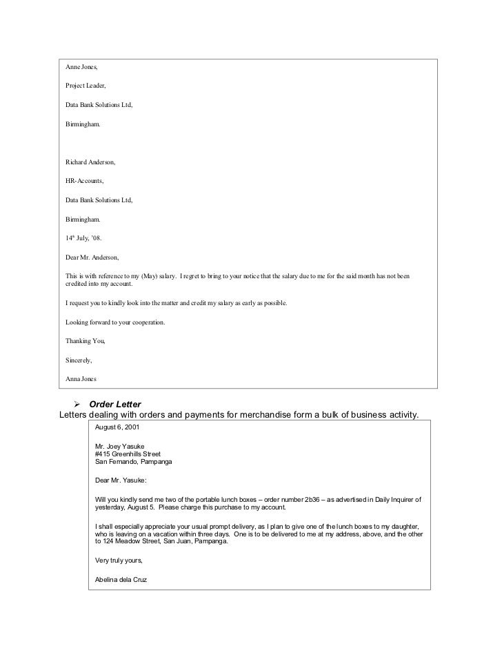 Formal and informal letter