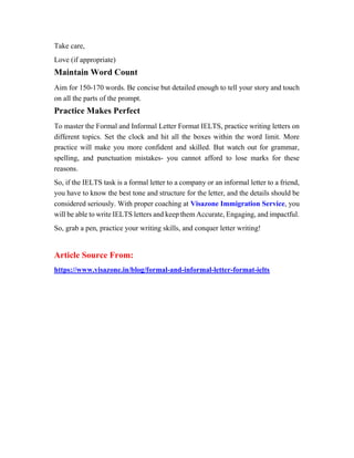 Formal and Informal Letter Format IELTS.pdf