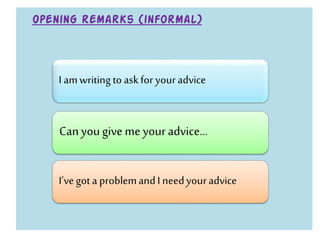 Formal and informal letters | PPT