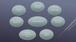 Formal and informal organisation in Human Resource Management | PPTX