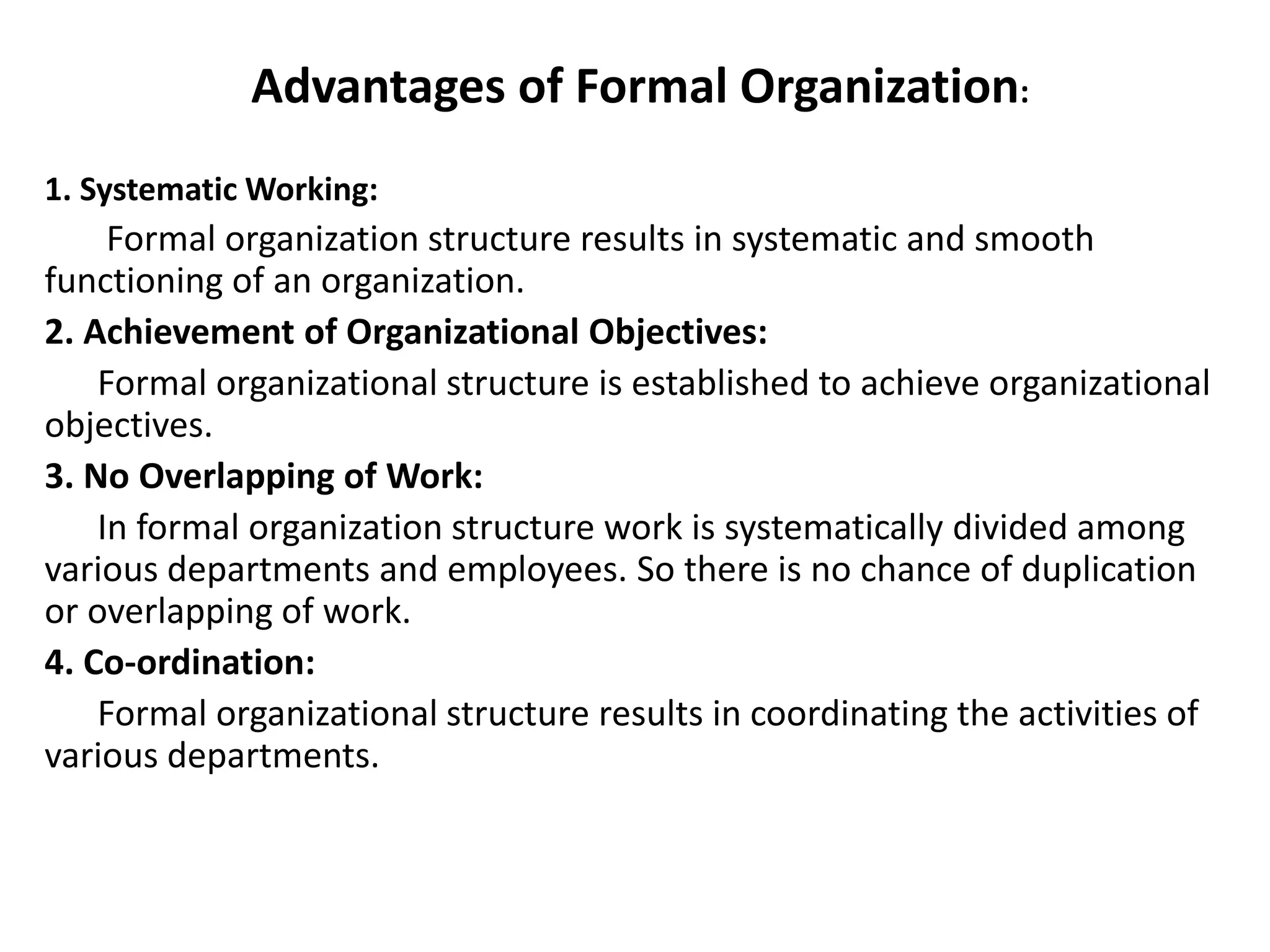 Formal and informal organizational structure | PPT