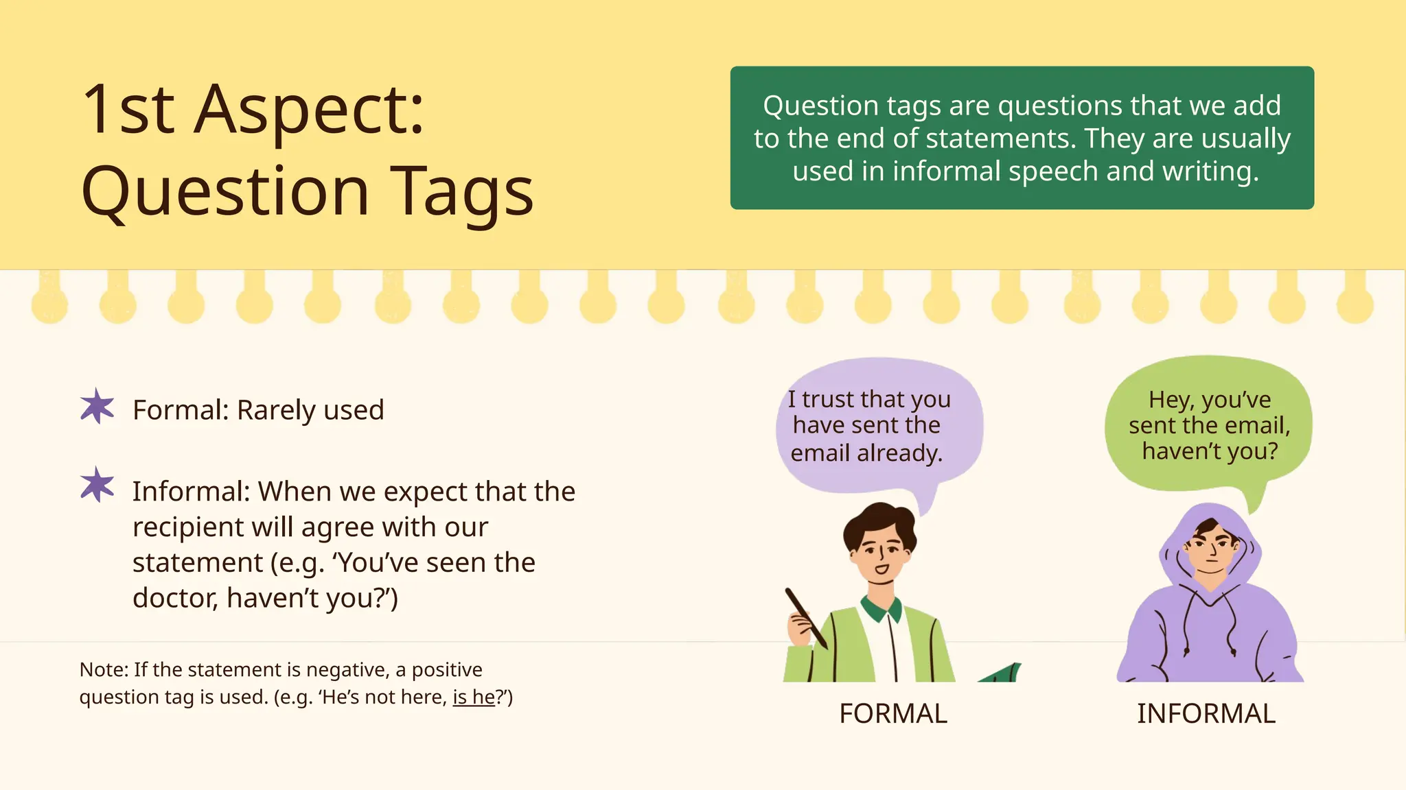 Formal and Informal Registers Education Presentation in Green Yellow ...