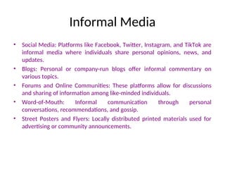 formal and informal IN BUSINESS COMMUNICATION | PPT