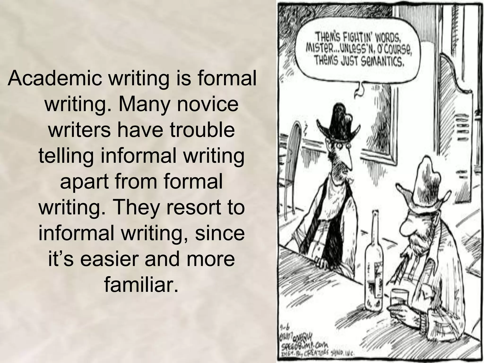 Formal and Informal Writing PowerPoint.ppt | Homework and Study | Education