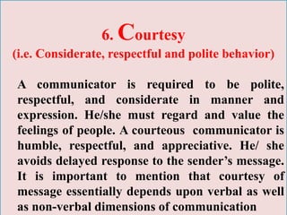Seven Cs of Communication | PPTX