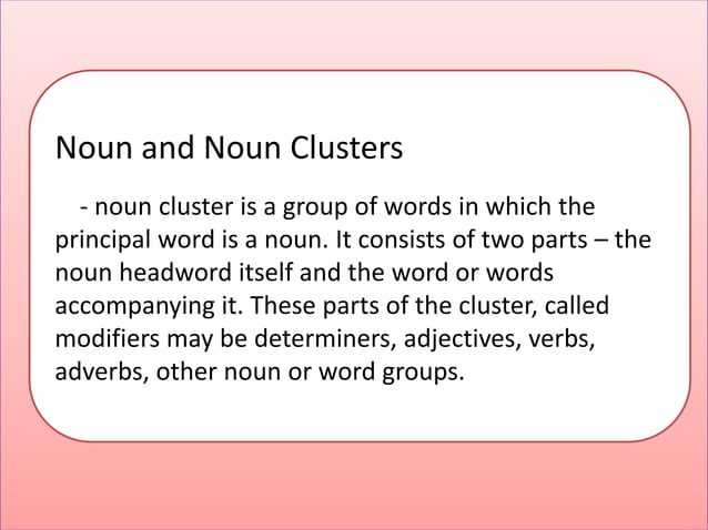Formal characteristics of nouns | PPTX | Poetry | Books and Literature