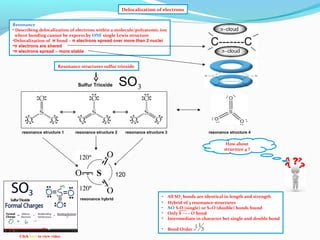 So3 Lewis Structure Resonance