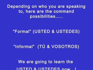 Formal command ppt (1) | PPT