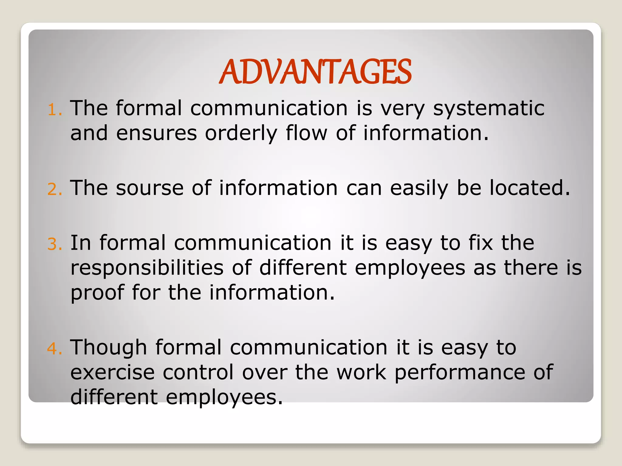 Formal communication | PPT
