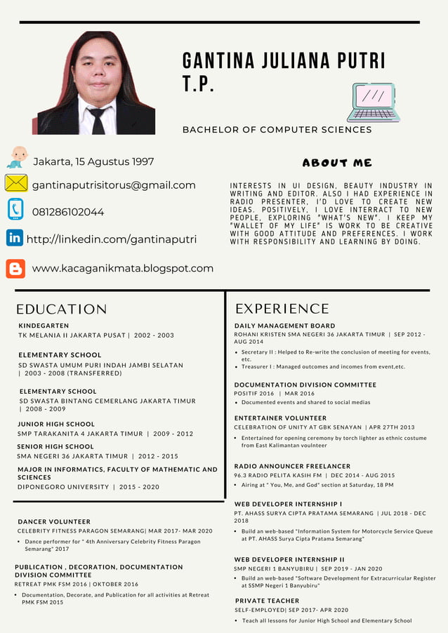 1st CV : Fit Formality | PDF