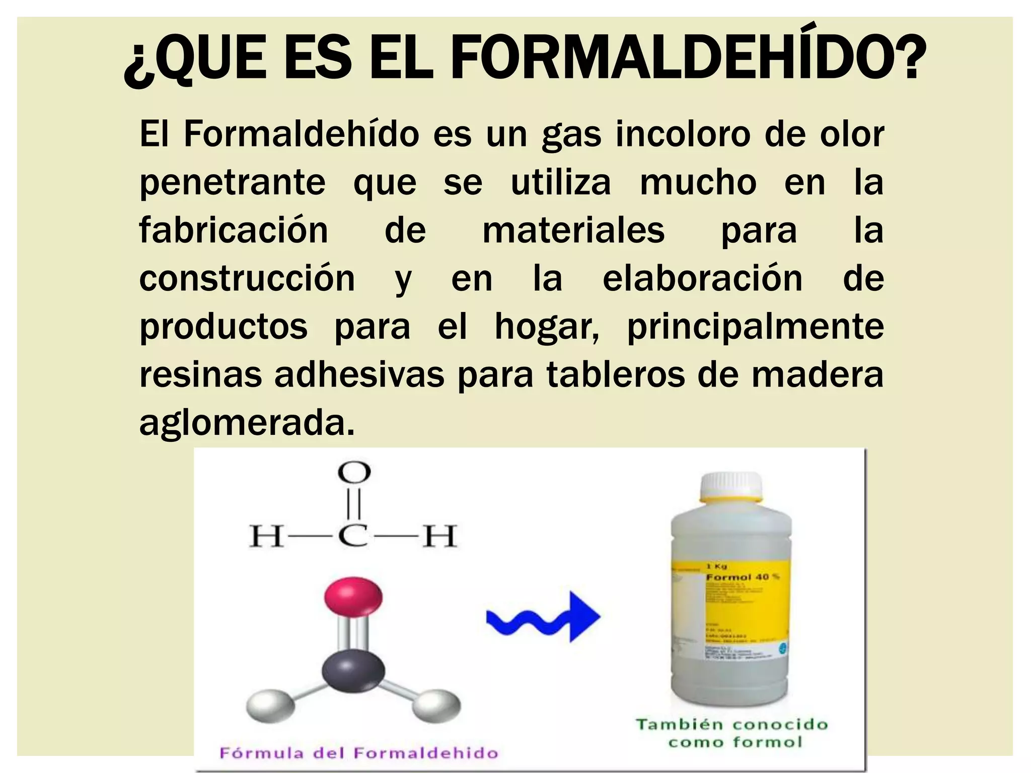 Formaldehido | PPT