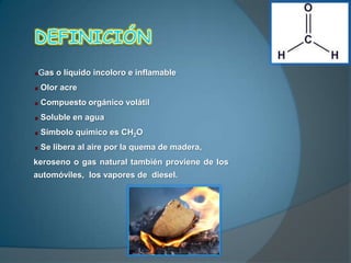 Formaldehido | PPTX