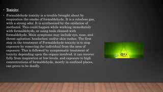 Formaldehyde | PPTX