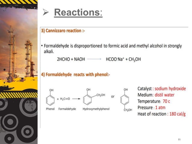 FORMALDEHYDE.pptx | Chemistry | Science