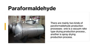 Formaldehyde derivatives | PPT