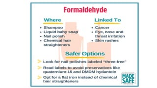 Formaldehyde derivatives | PPT