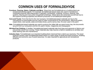Formaldehyde:jerry maxwell | PPT