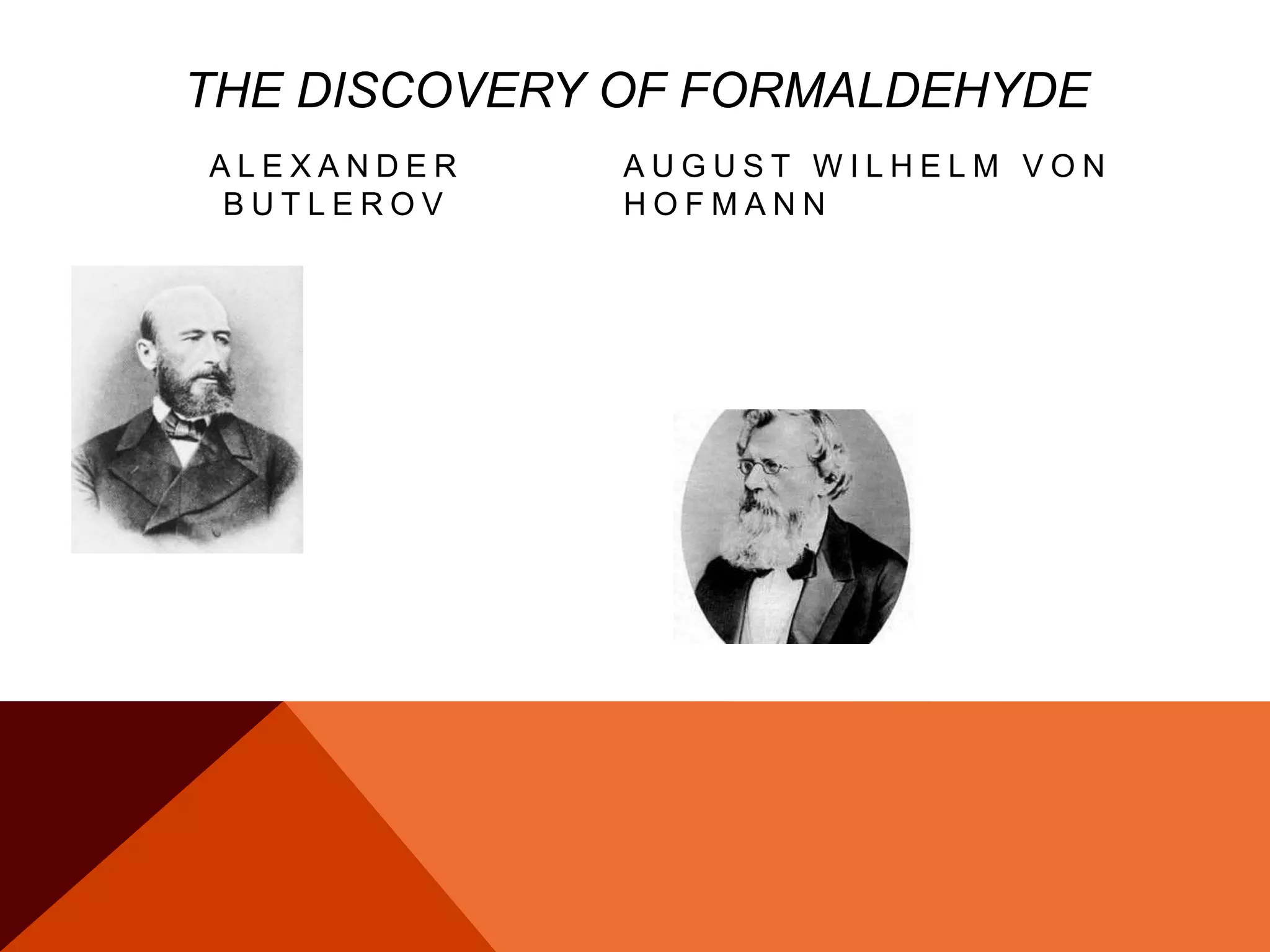 Formaldehyde:jerry maxwell | PPT