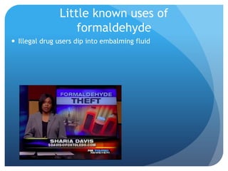 Formaldehyde:jerry maxwell | PPT