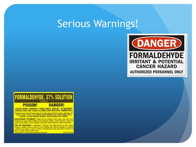 Formaldehyde:jerry maxwell | PPT