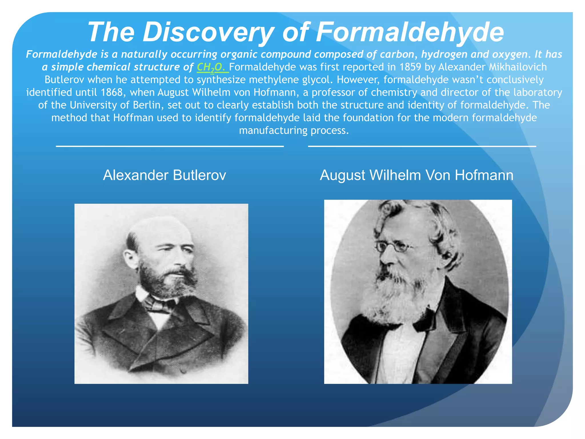 Formaldehyde:jerry maxwell | PPTX