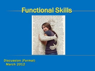 Formal discussion e3 11 12 | PPT