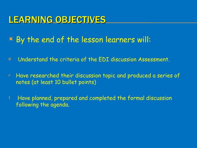 Formal discussion e3 11 12 | PPT