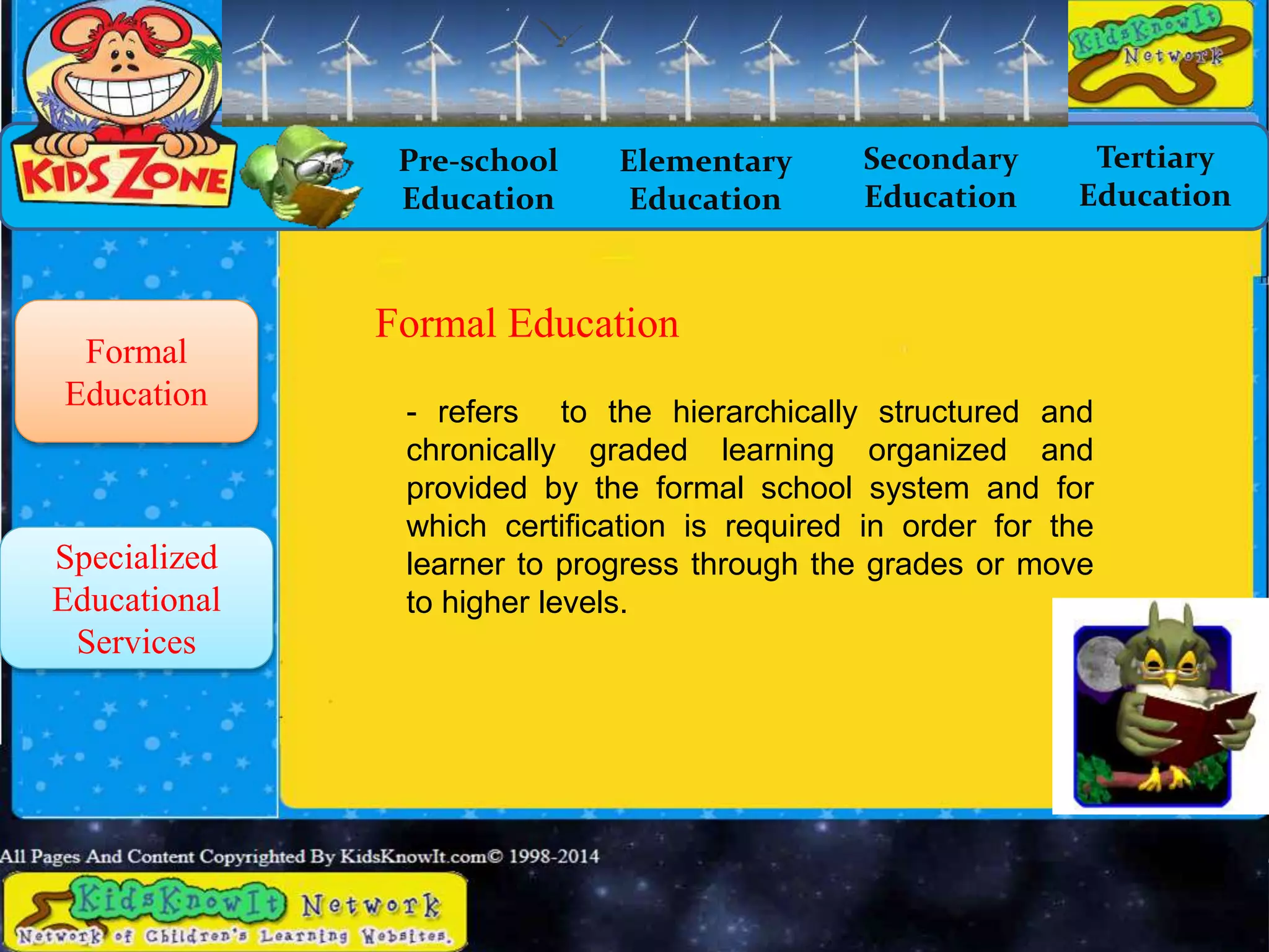Formal education | PPTX