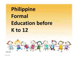 Formal education | PPTX
