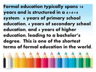 Formal education | PPTX