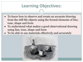 Formal Elements -Secondary Education Resource | PPTX | Drawing and ...